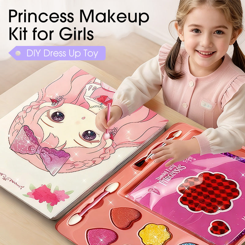 Princess Makeup Kit for Girls – DIY Dress Up Toy – bebuyby