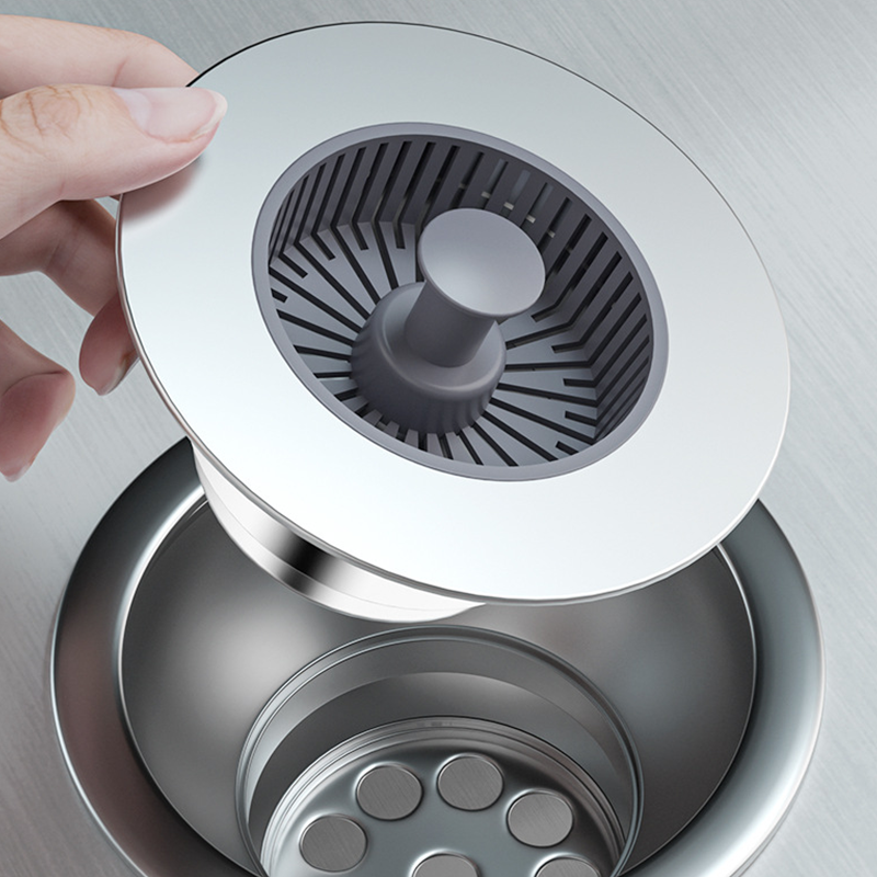 Pop-Up Sink Drain Stopper with Strainer – bebuyby
